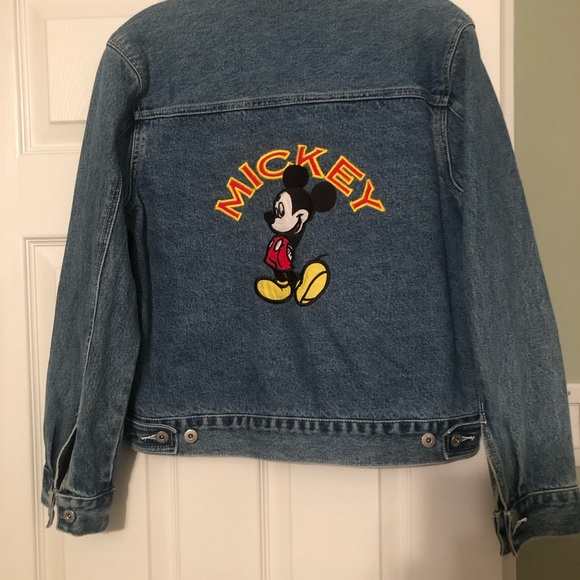Disney | Jackets & Coats | Vintage Disney Mickey Denim Jacket | Poshmark